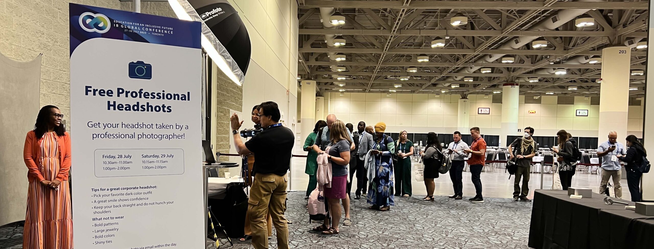 Professional headshot stations are crucial at conventions, tradeshows ...